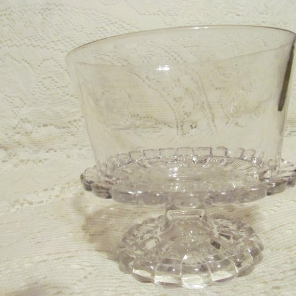 BRYCE & HIGBEE | Dining | 89 Antique Glass Compote Early American ...